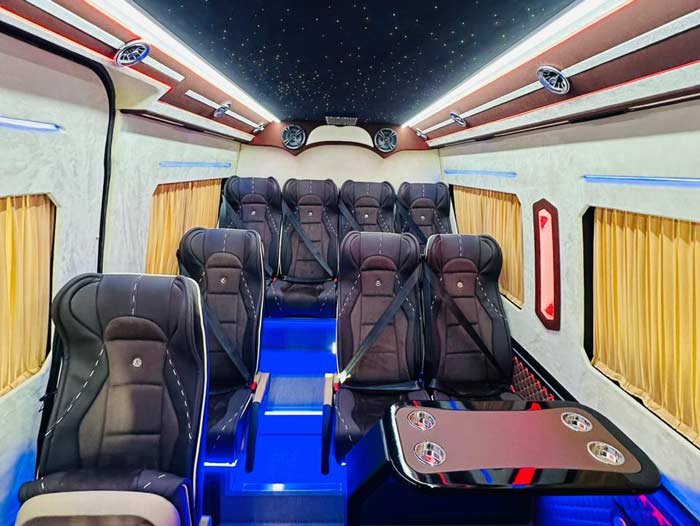 Hire a Luxury Mercedes Sprinter with Driver in Dubai