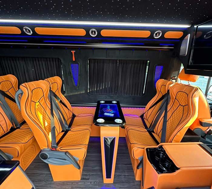 Hire a Luxury Mercedes Sprinter with Driver in Dubai